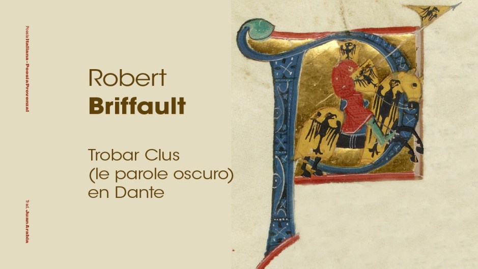 Trobar Clus (le parole oscuro) en Dante | Robert Briffault – Buenos ...