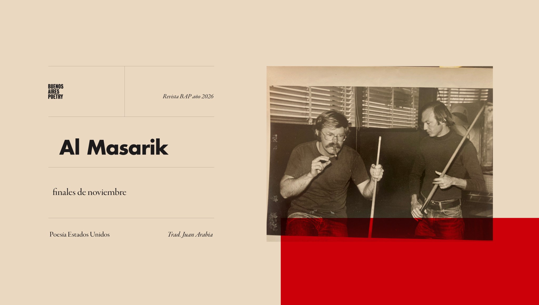 finales de noviembre | Al Masarik – Buenos Aires Poetry