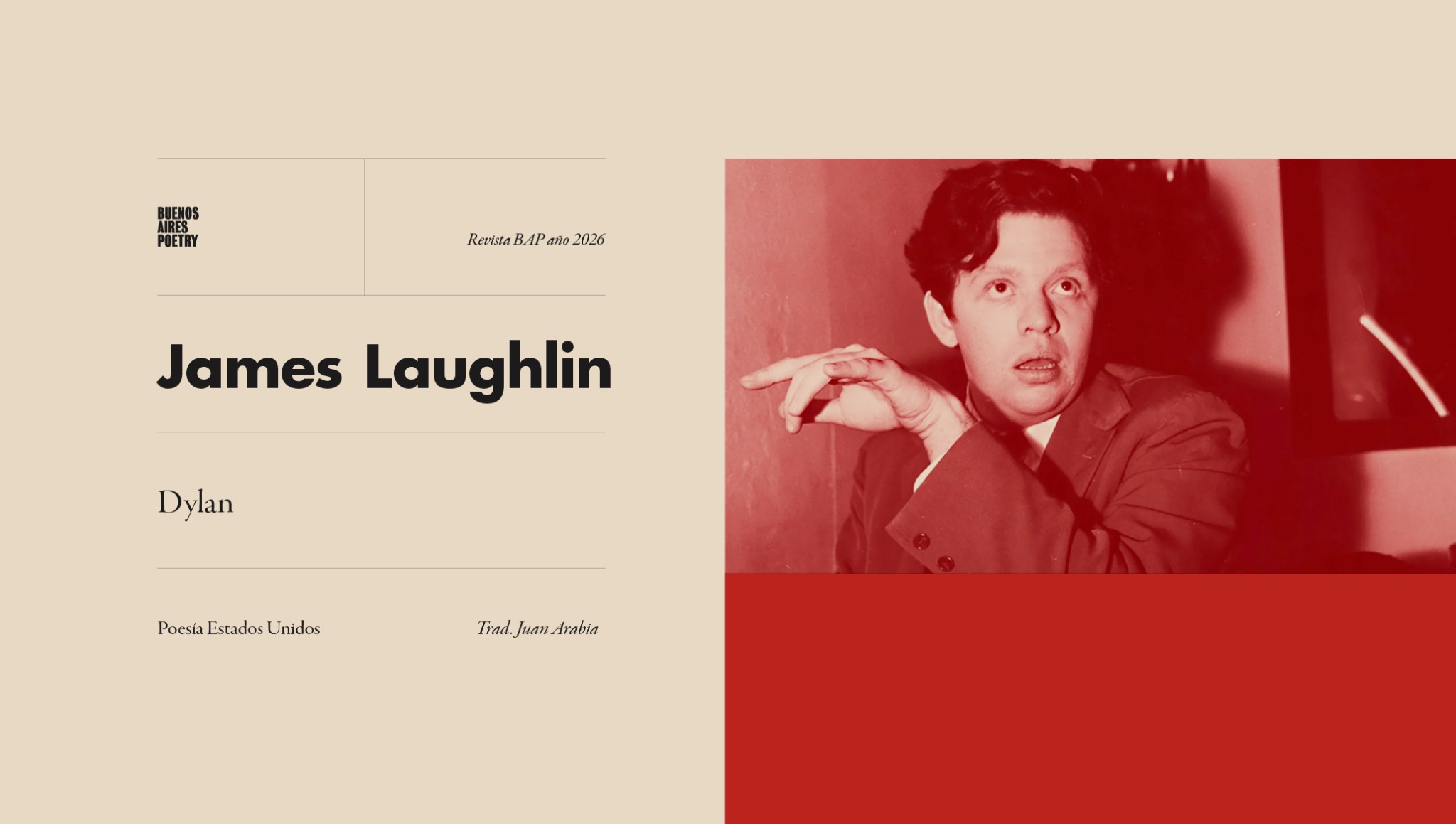 Dylan | James Laughlin – Buenos Aires Poetry