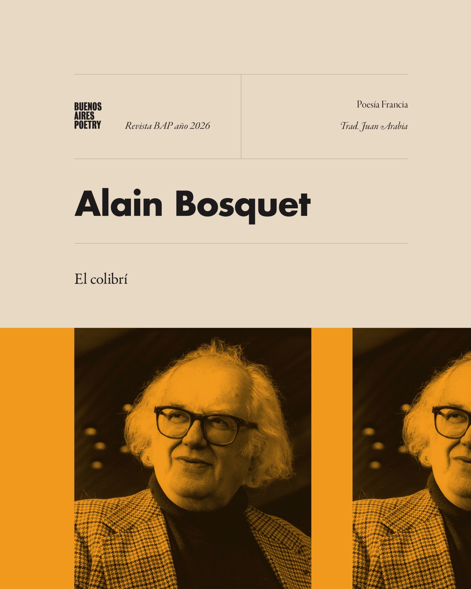 El colibrí | Alain Bosquet – Buenos Aires Poetry